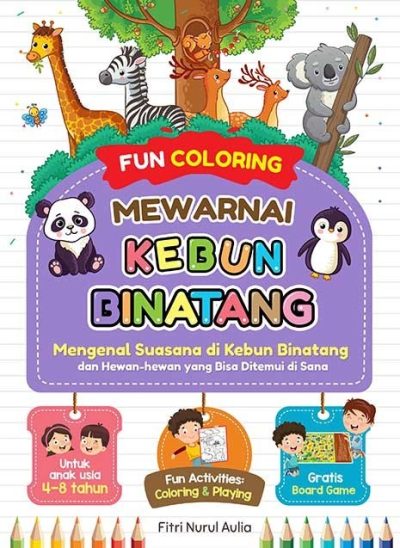 Fun Coloring : Mewarnai Kebun Binatang - CV Tirta Buana Media